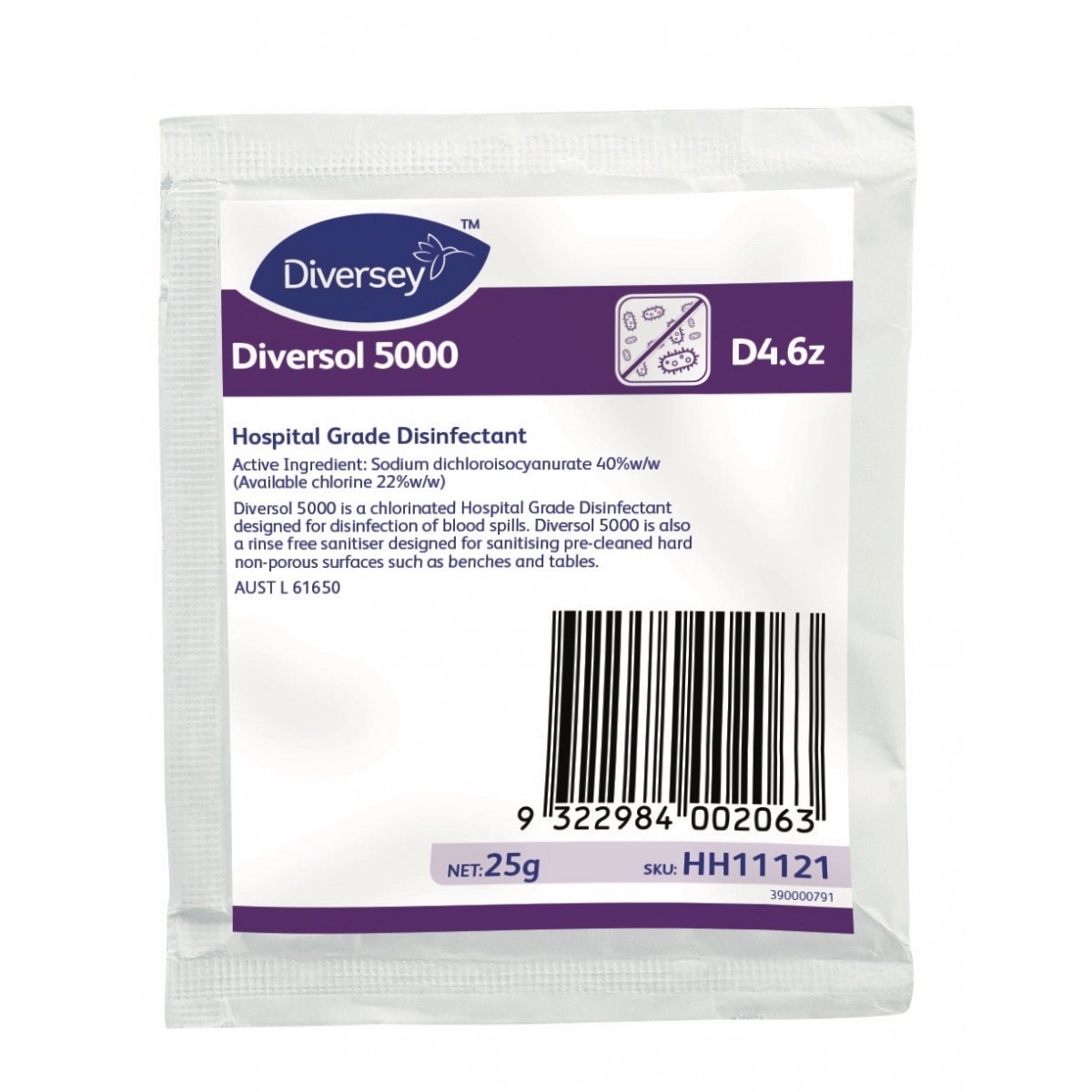 Diversol™ 5000 Sachets 200x25G - Cleaner Disinfectants - Products