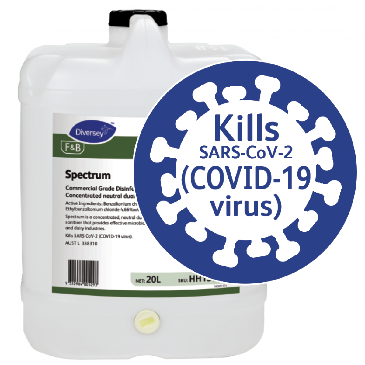 Spectrum 20L - Surface Sanitisers - Kitchen Hygiene - Products